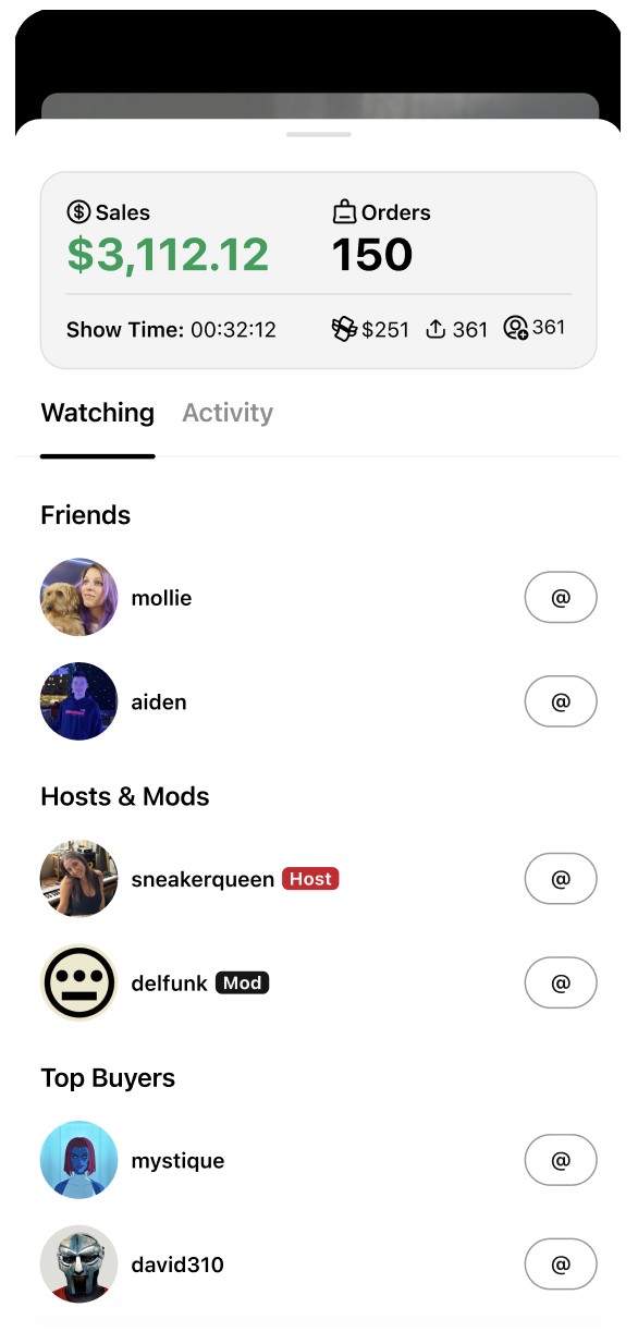Show management for Whatnot Sellers – Whatnot Help Center