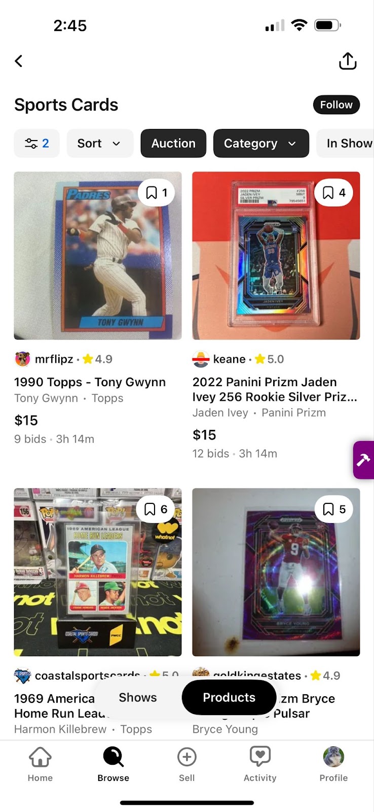 Auctions – Whatnot Help Center