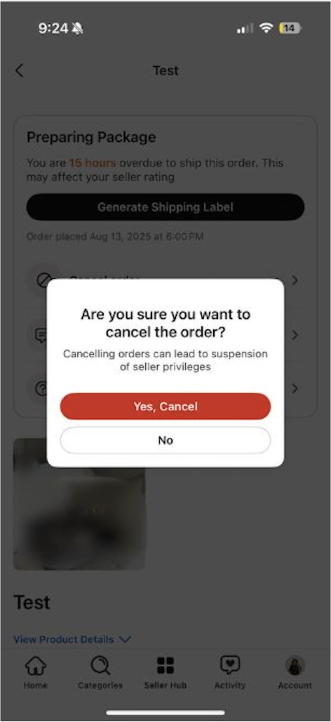 Annuler une commande en tant que vendeur – Centre d'aide Whatnot