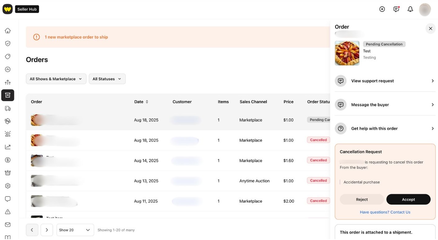 Accepter ou refuser la demande d'annulation d'un acheteur – Centre d ...