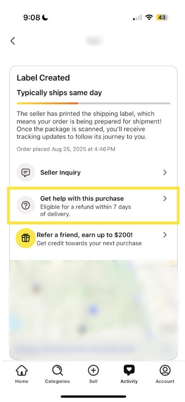 Request to cancel your order – Whatnot Help Center