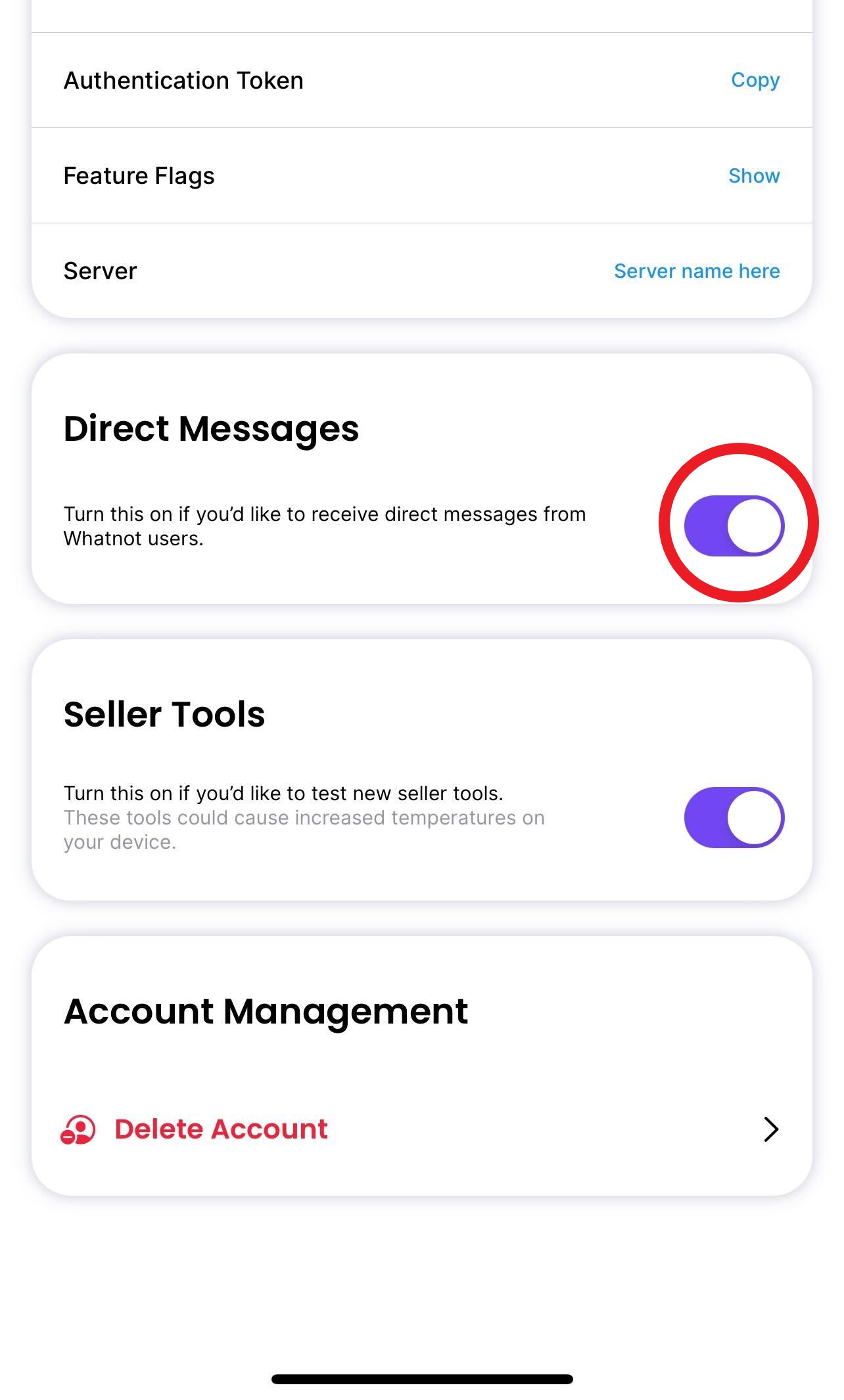 Direct Messaging (For Sellers) – Whatnot Help Center